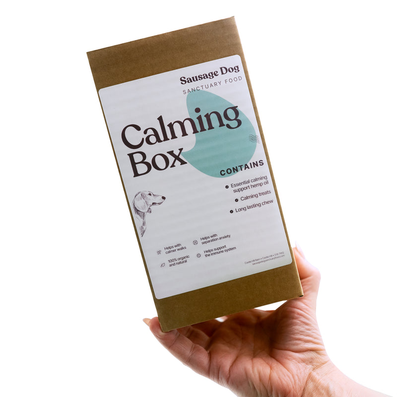 Calming Box | Anxiety Free Dachshund | Sausage Dog Sanctuary Food